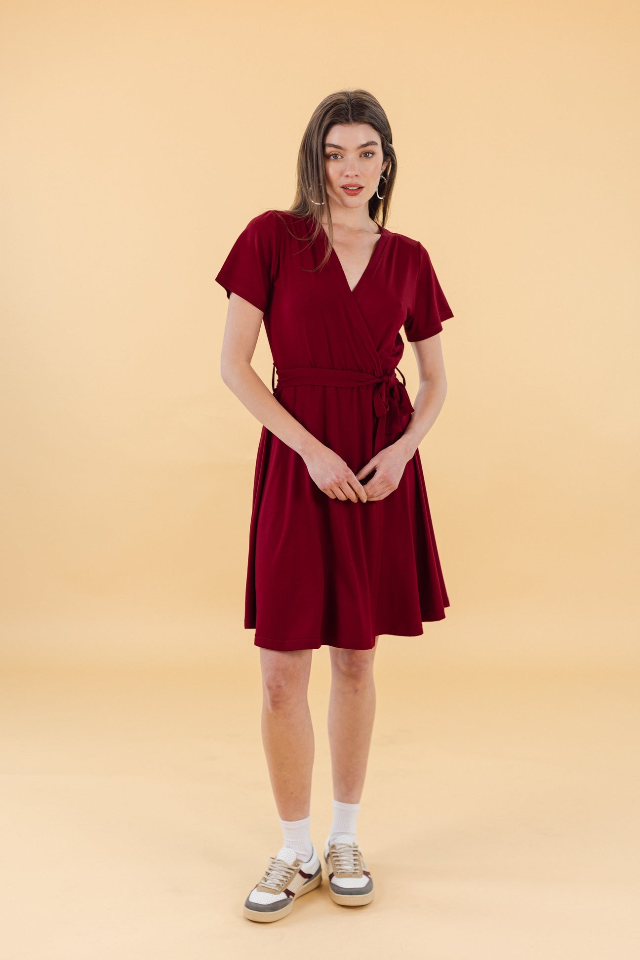 Dress Catherine Cherry Red – SHOKO