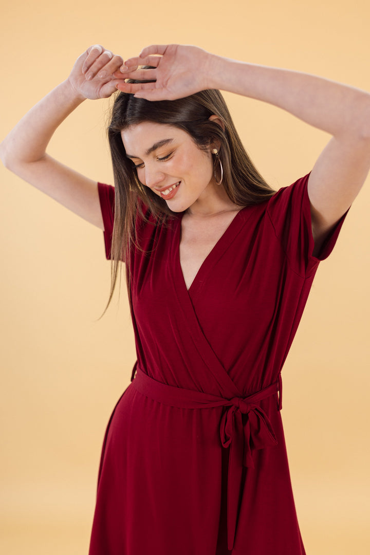 Dress Catherine Cherry Red – SHOKO